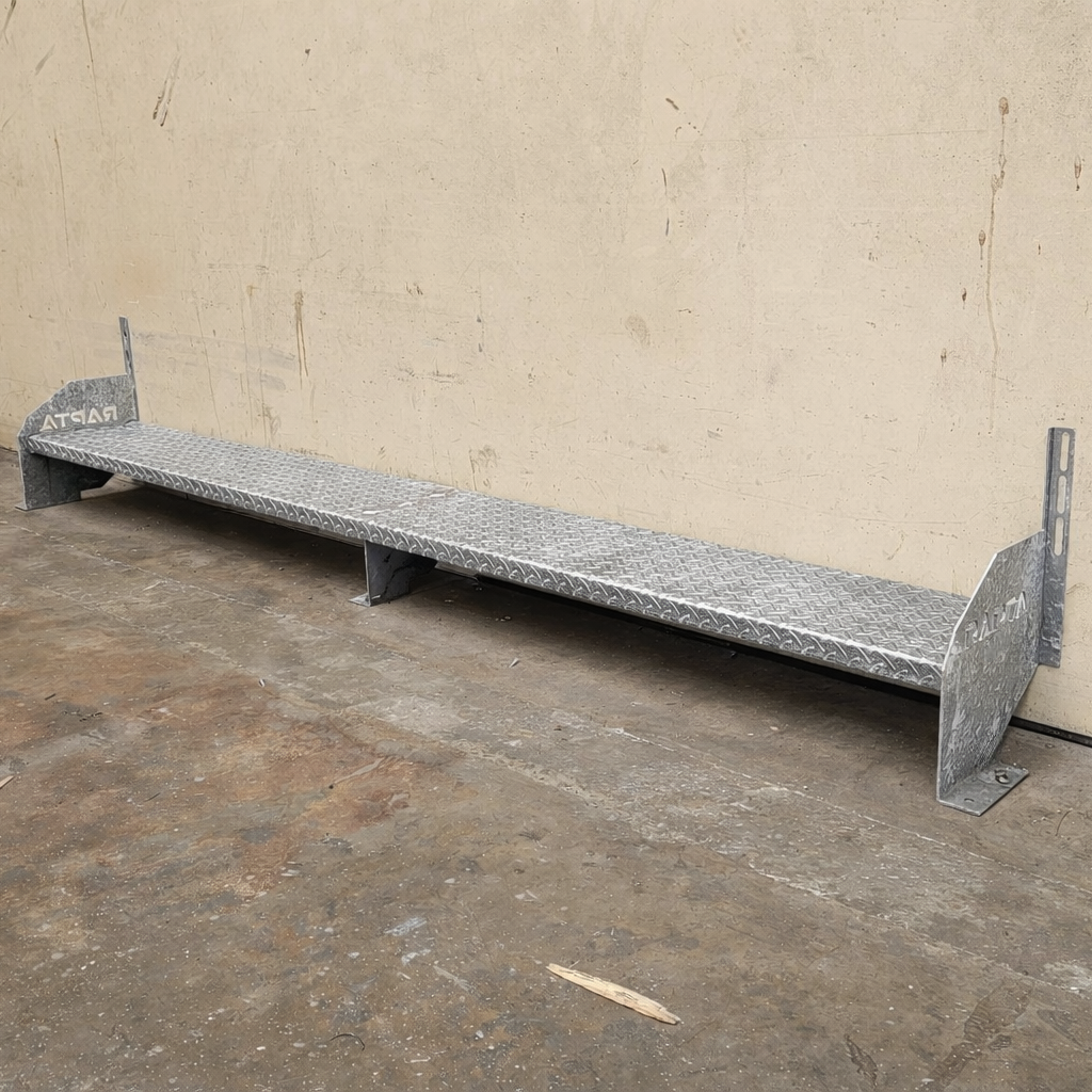 RAPTA Heavy Duty Steel Steps - Single Tread Double Width – RAPTA Equipment